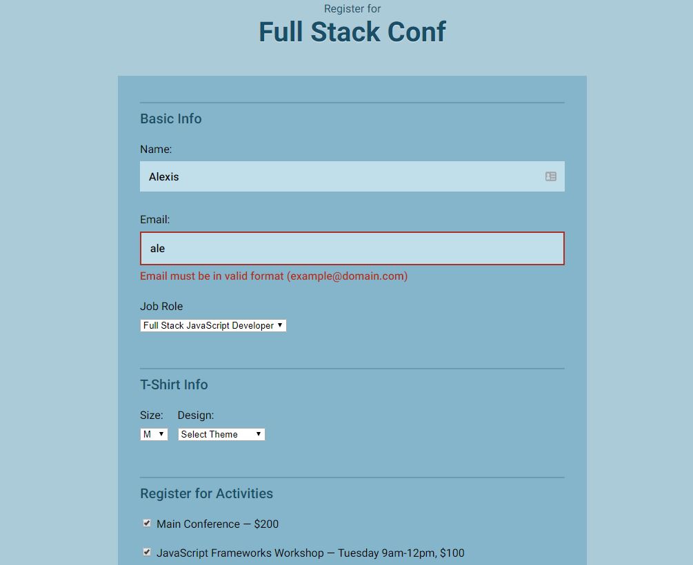 GitHub - othneildrew/Interactive-Form: Using JQuery to create an ... GitHub - othneildrew/Interactive-Form: Using JQuery to create an ...